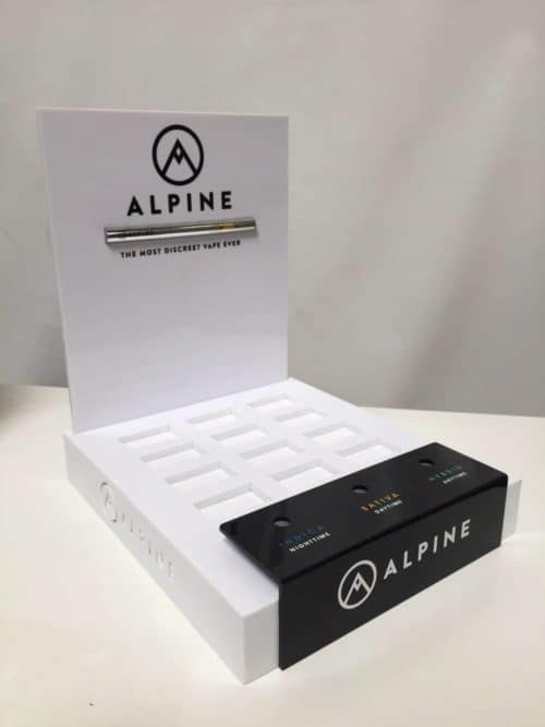 Alpine Permanent Acrylic Counter Display from Bling Bling Packaging