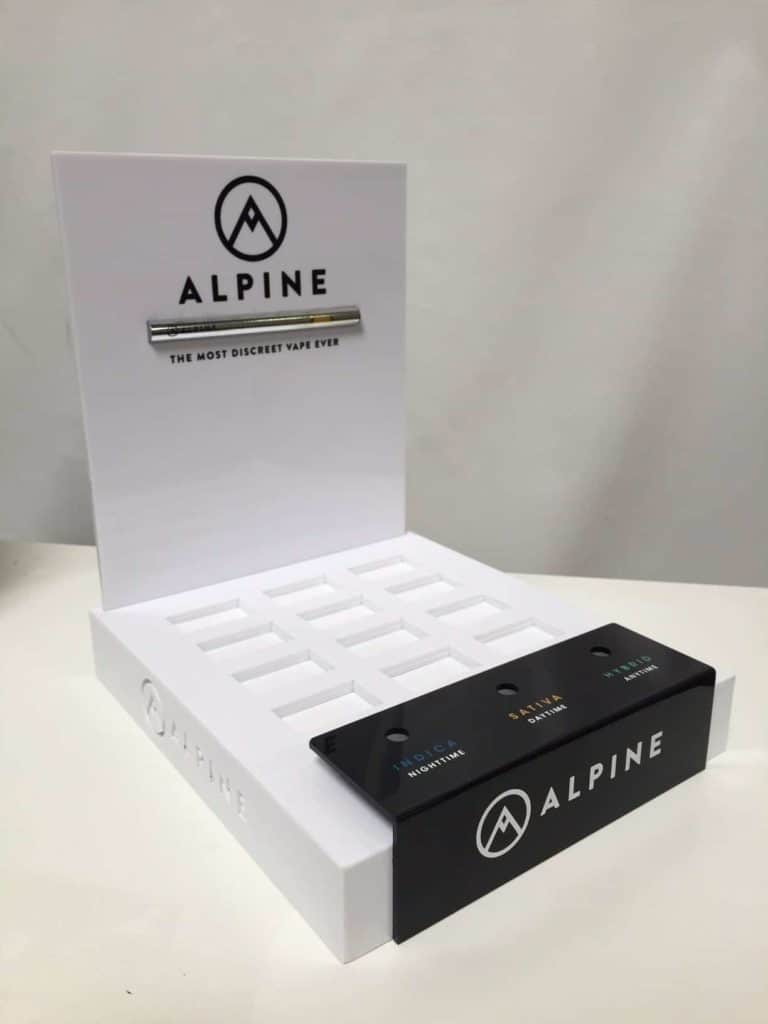 Alpine Permanent Acrylic Counter Display from Bling Bling Packaging